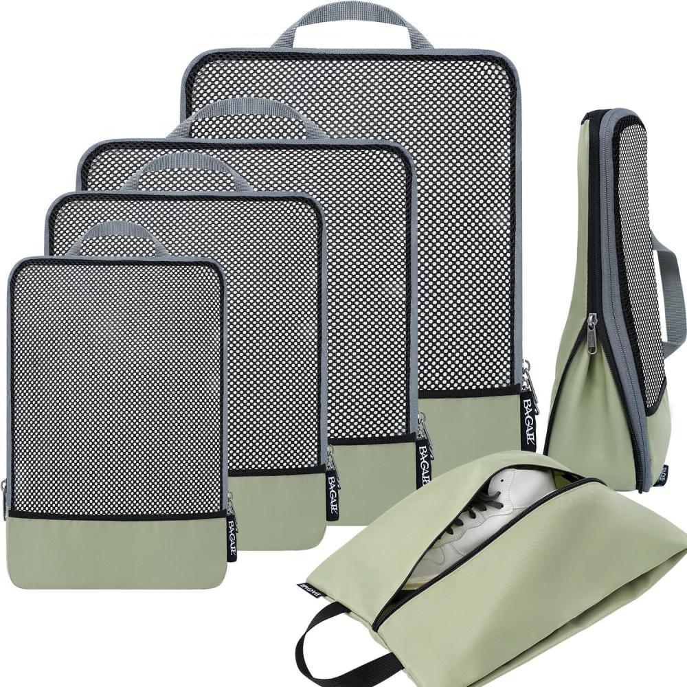 BAGAIL 4 Set/6 Set/8 Set Compression Packing Cubes Travel Accessories ...